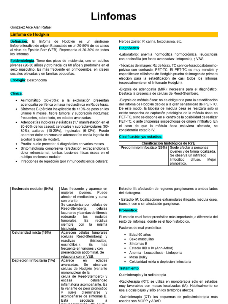 2 - Linfomas | PDF | Linfoma | Medicina