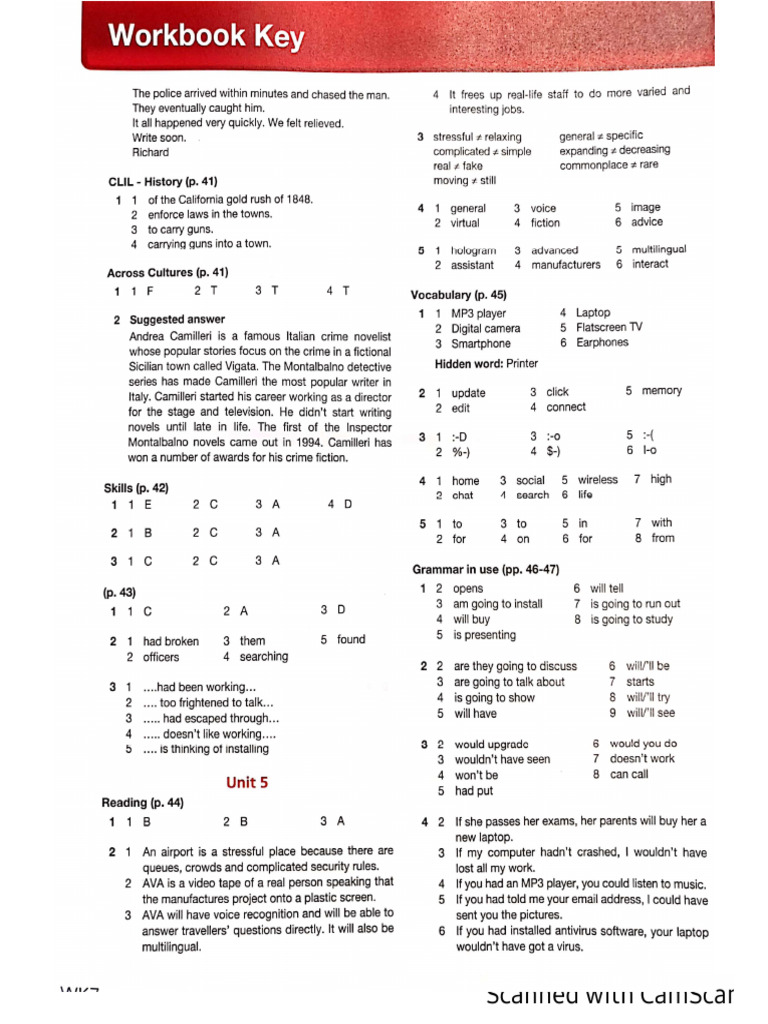 OS A3 - WB Keys Unit 5-8 | PDF