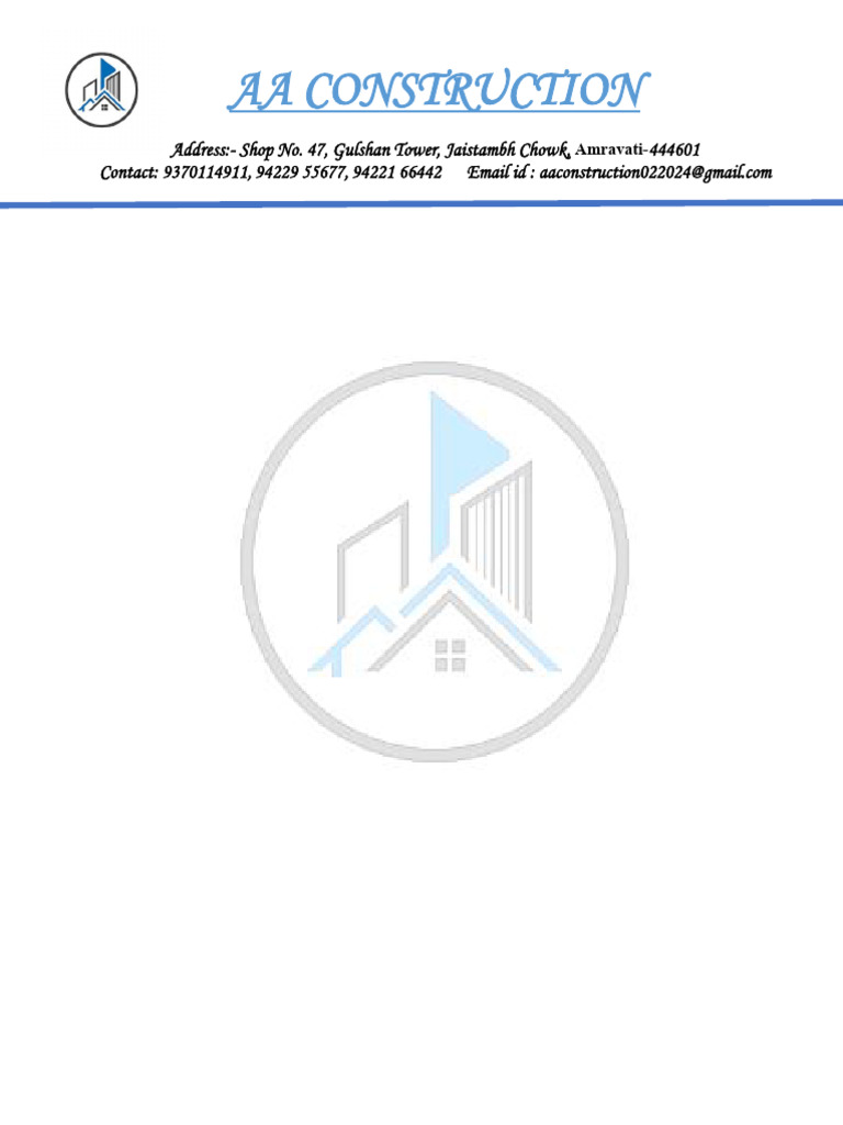 Aa Construction | PDF