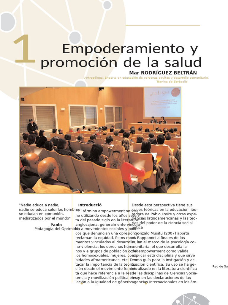TEMA Par Estudiar | PDF | Empoderamiento | Promoción de la salud