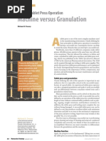 Fette Compression Machine-Pocketguide | PDF | Tablet (Pharmacy ...