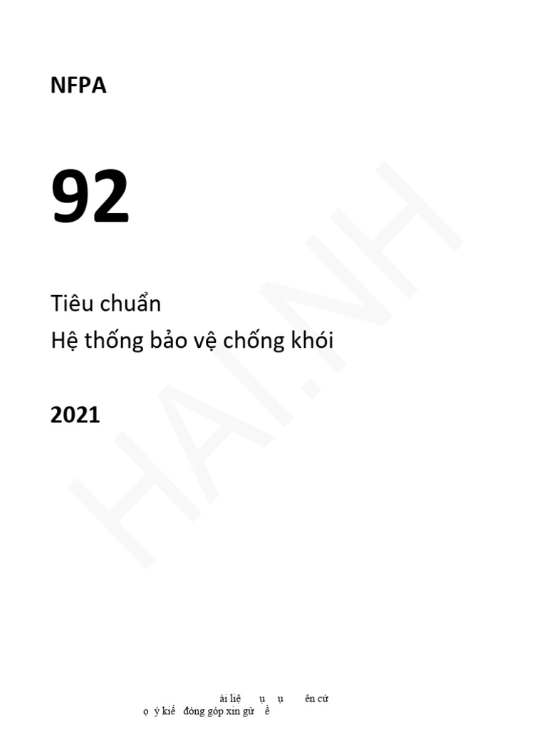 Nfpa 92, 2021-VN | PDF