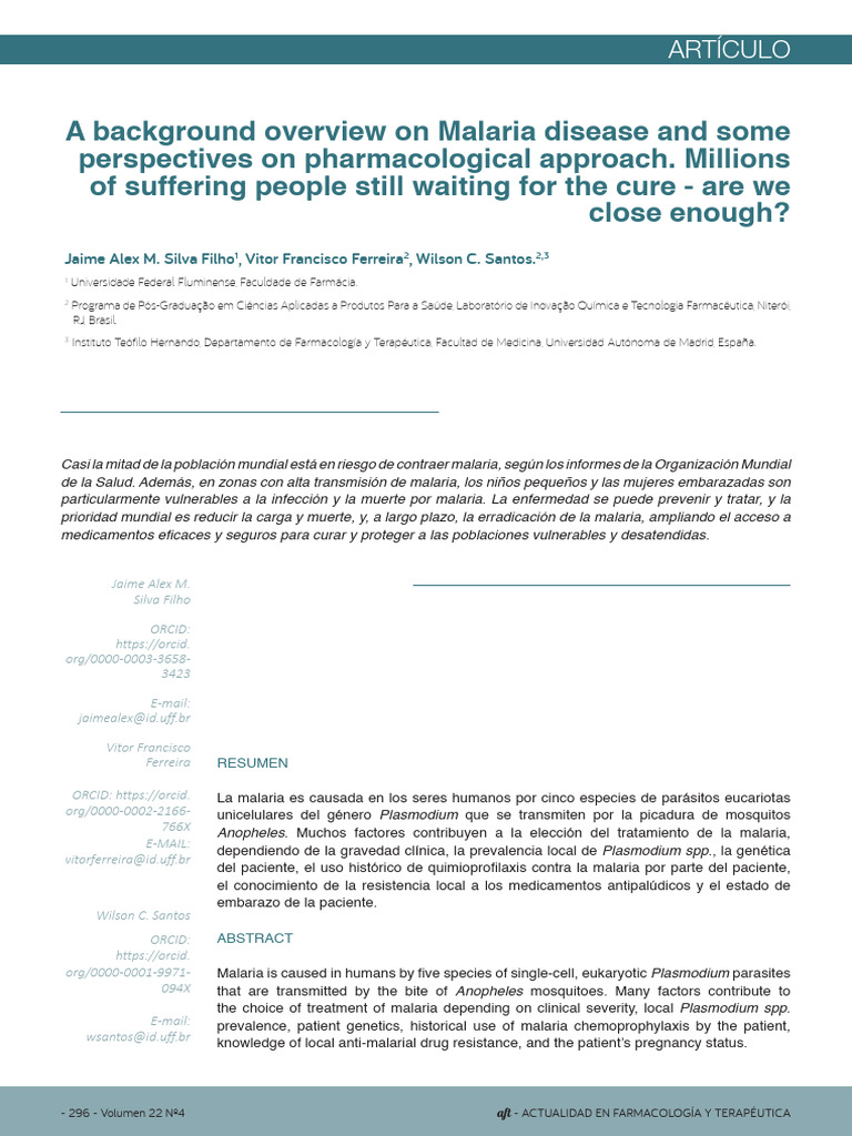 Malaria Pharmacology Overview 1738710788 | PDF | Malaria | Plasmodium