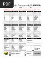 San Diego Quick Assessment | PDF | Educational Assessment | Reading ...