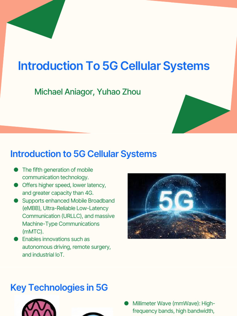 Understanding 5G Cellular Systems | PDF | Mimo | Cellular Network