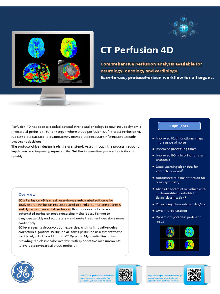 Dynamic Myocardial Perfusion Analysis | PDF | Ct Scan | Stroke