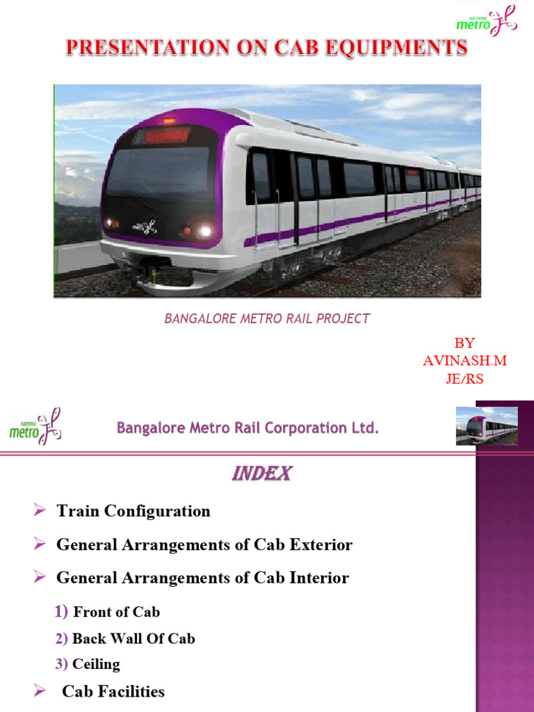 Metro Train Cockpit and Control Cabinet | PDF | Manufactured Goods