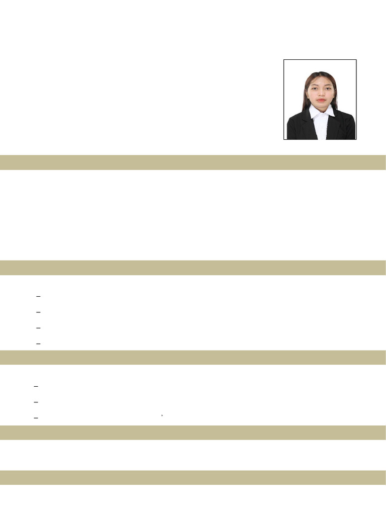 CV (Choun Liza) 10 | PDF