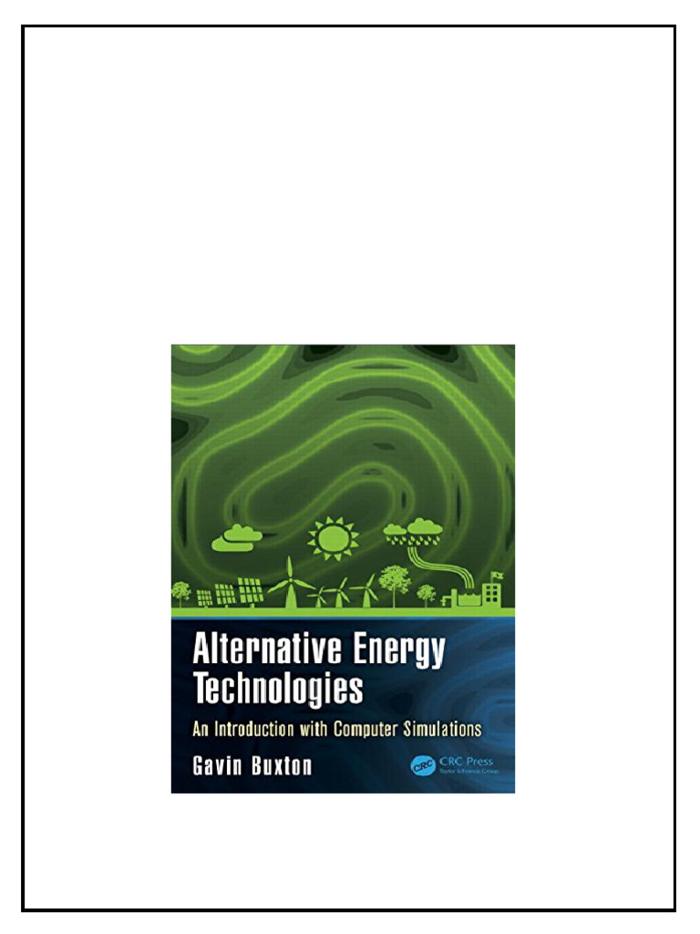 Alternative Energy Technologies An Introduction With Computer ...