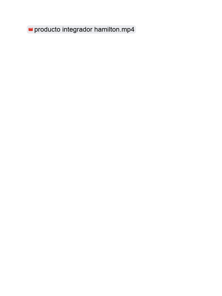 Producto Integrador Hamilton | PDF