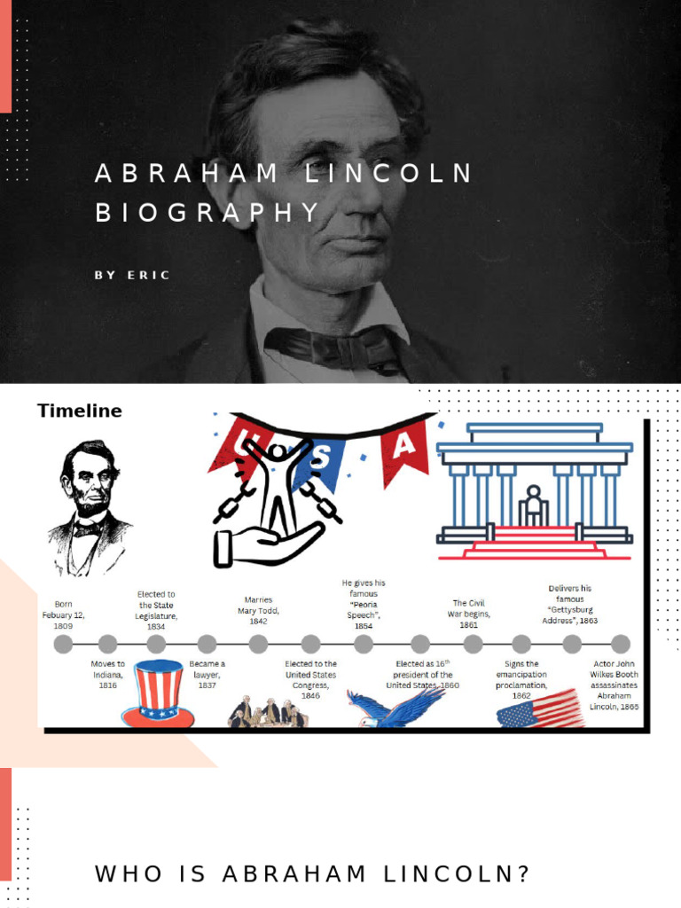 Abraham Lincoln: Life and Achievements | PDF | Abraham Lincoln ...