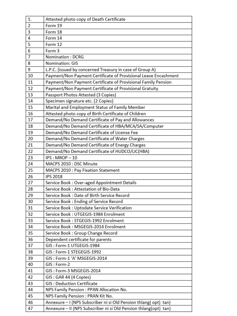 Check-List N P | PDF