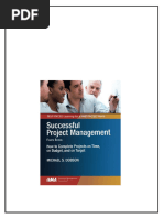 Project Management Basics Quick Reference | PDF | Project Management | Goal