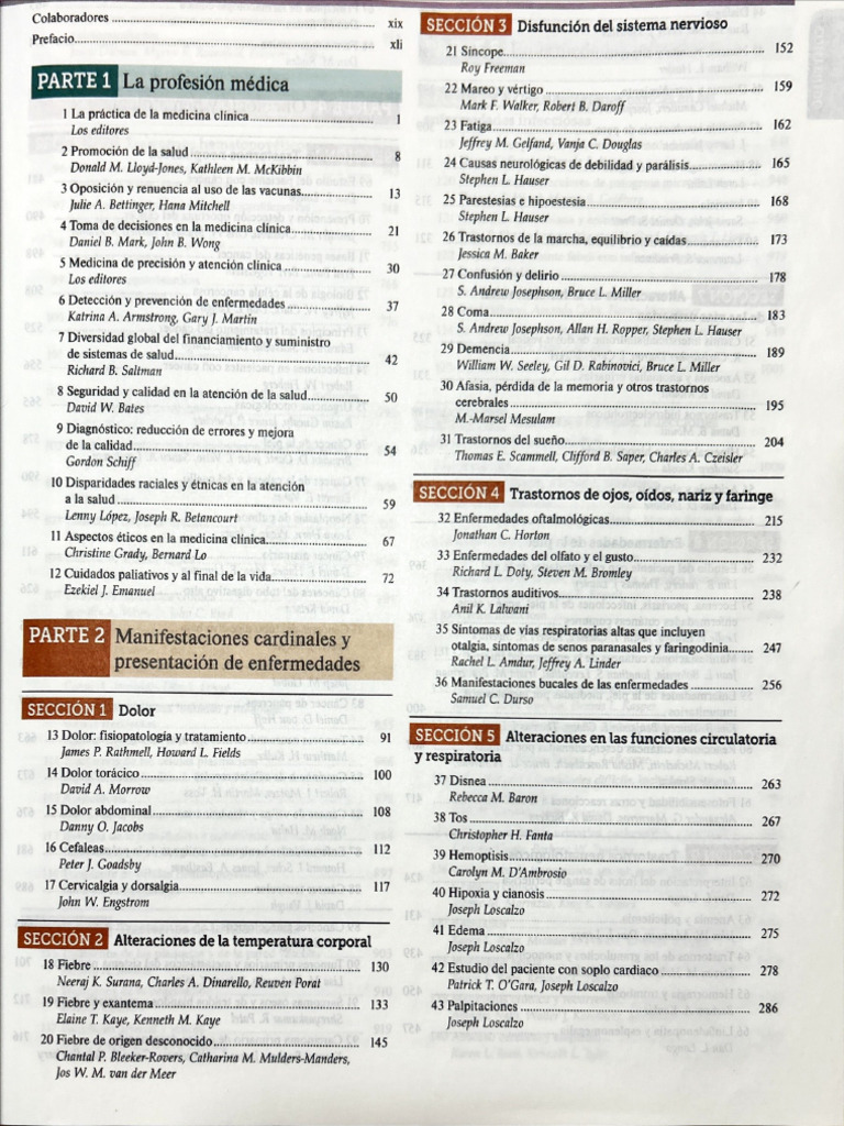 Índice Harrison Med Interna | PDF