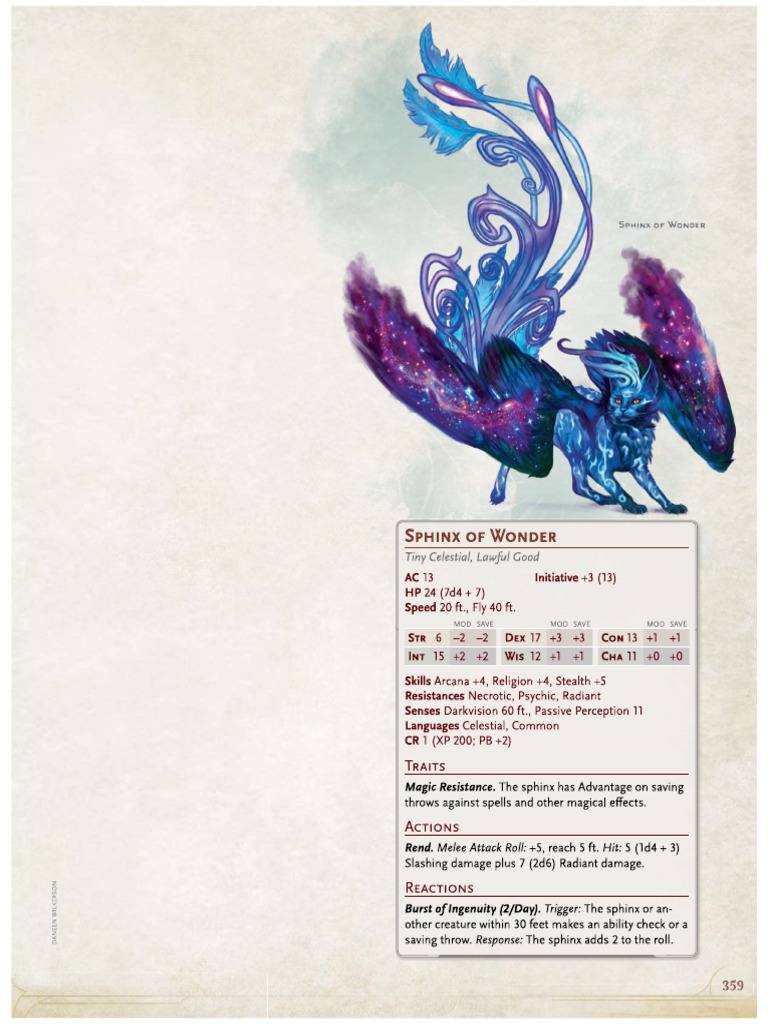 Sphinx of Wonder | PDF