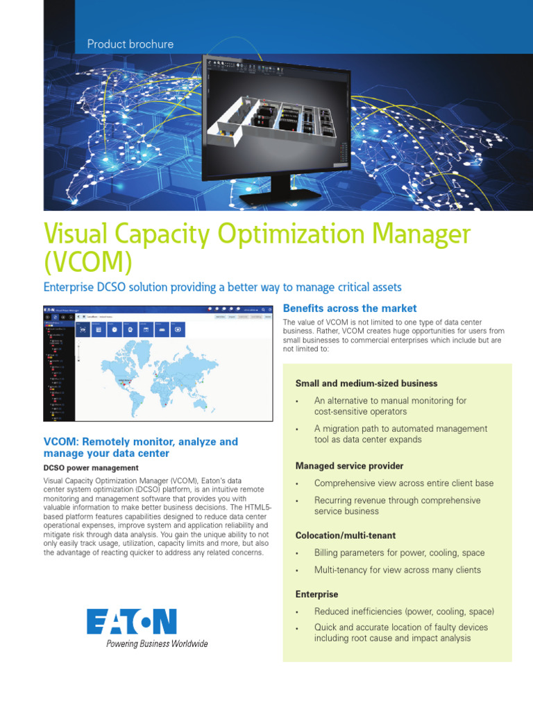 Eaton Vcom Brochure Br152029en | PDF | Data Center | Virtualization