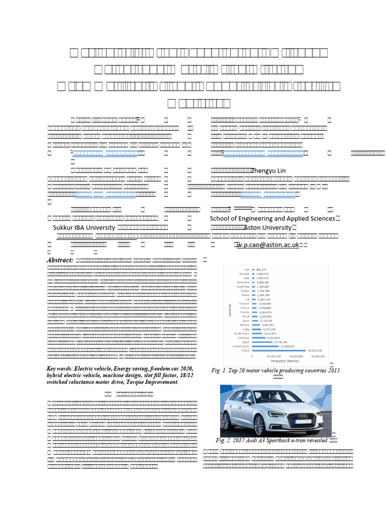 High-Speed 18/12 SRM for Electric Vehicles | PDF | Electric Motor ...