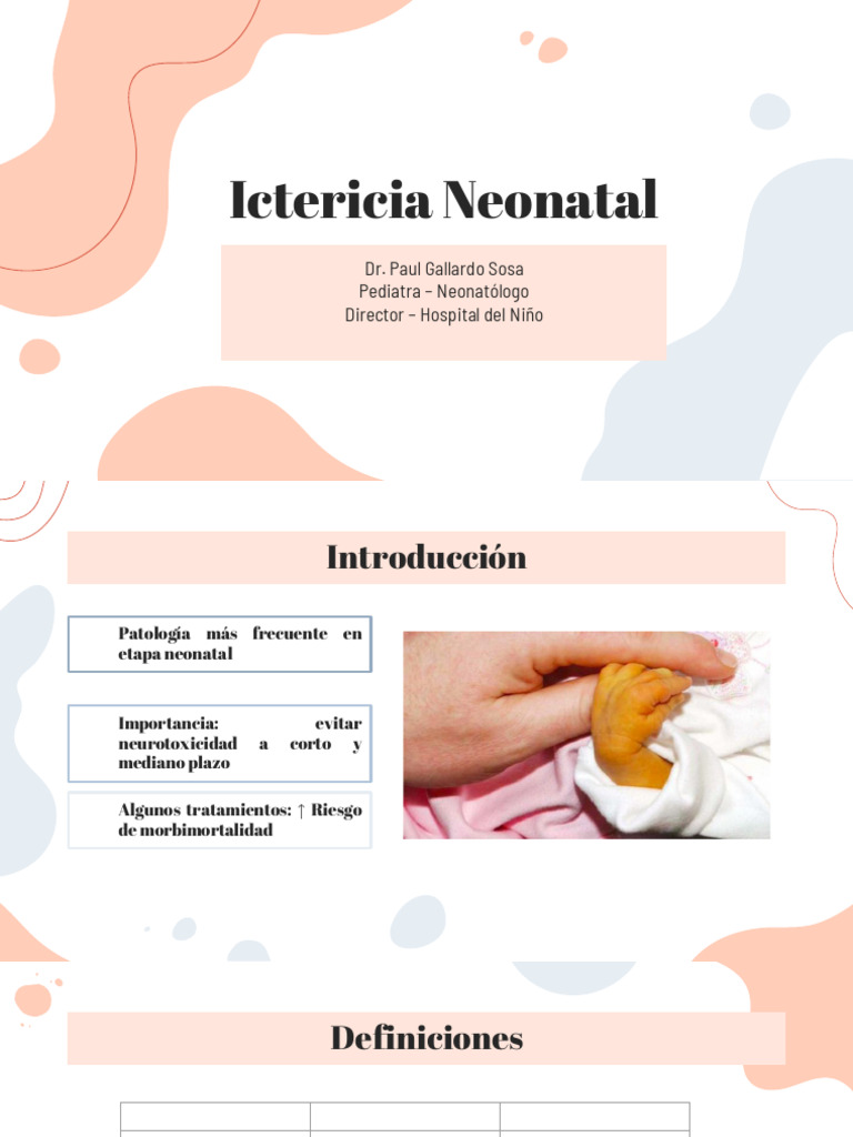 Ictericia Neonatal Columbus - Editado | PDF | Especialidades Medicas | Medicina CLINICA