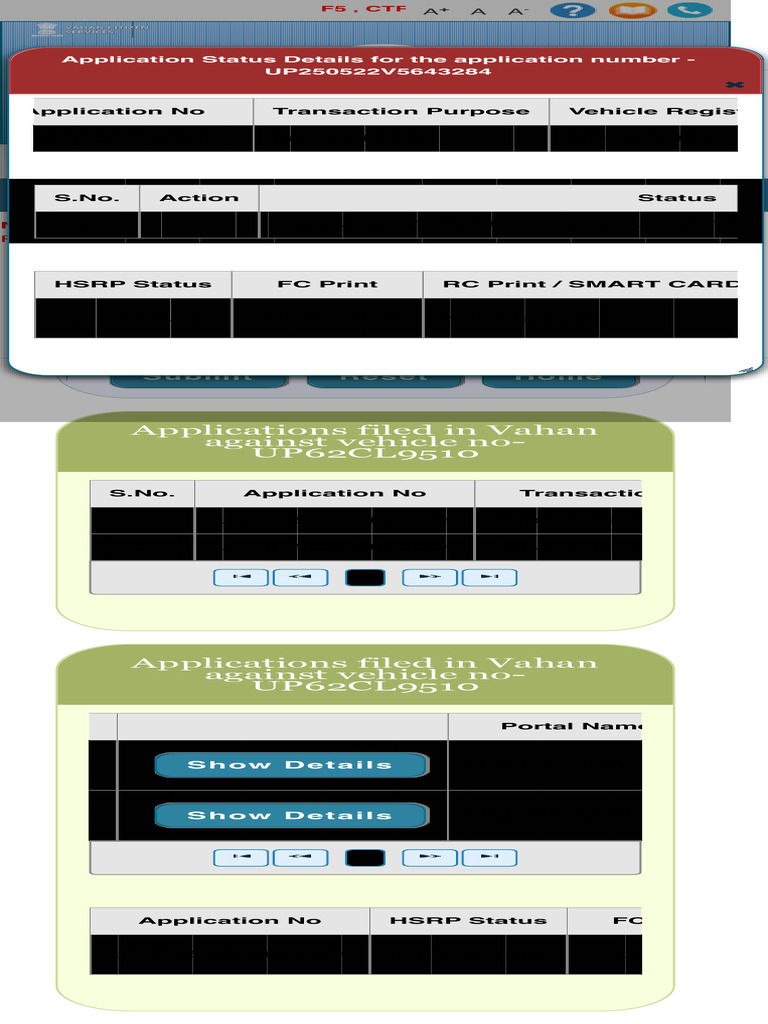 VAHAN 4.0 (Citizen Services) 17 | PDF