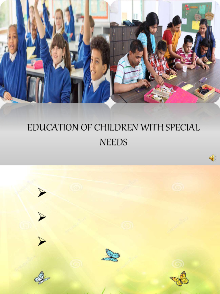 Children With Special Needs Pdf Special Education Inclusion