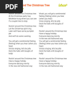 Christmas Song Lyrics: Rocking Around Tree | PDF