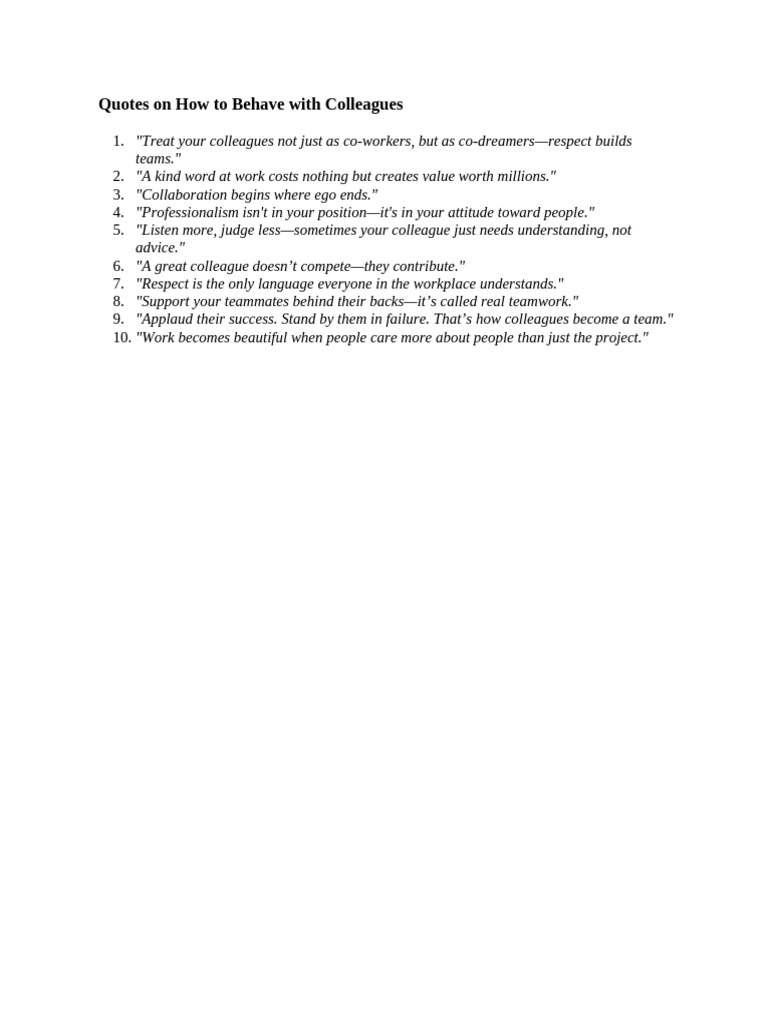 ? Good Thoughts For The Day | PDF