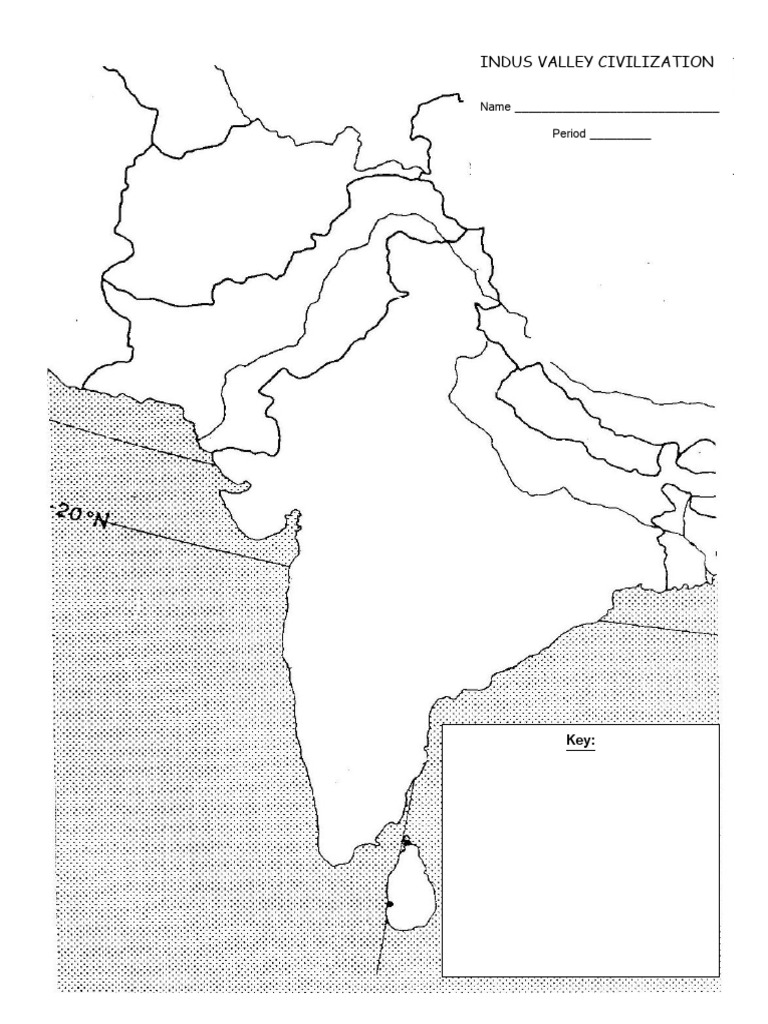 Indus Valley Map | PDF