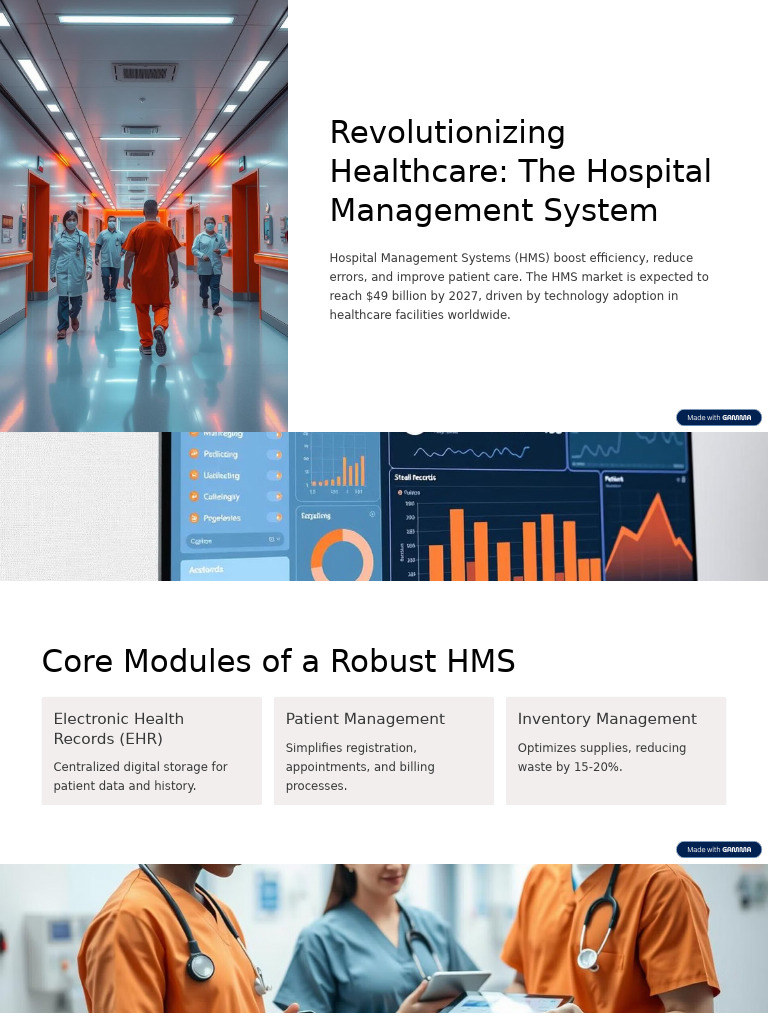 Revolutionizing Healthcare The Hospital Management System Pdf
