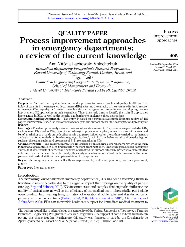 Process Improvement Approaches | PDF | Six Sigma | Methodology