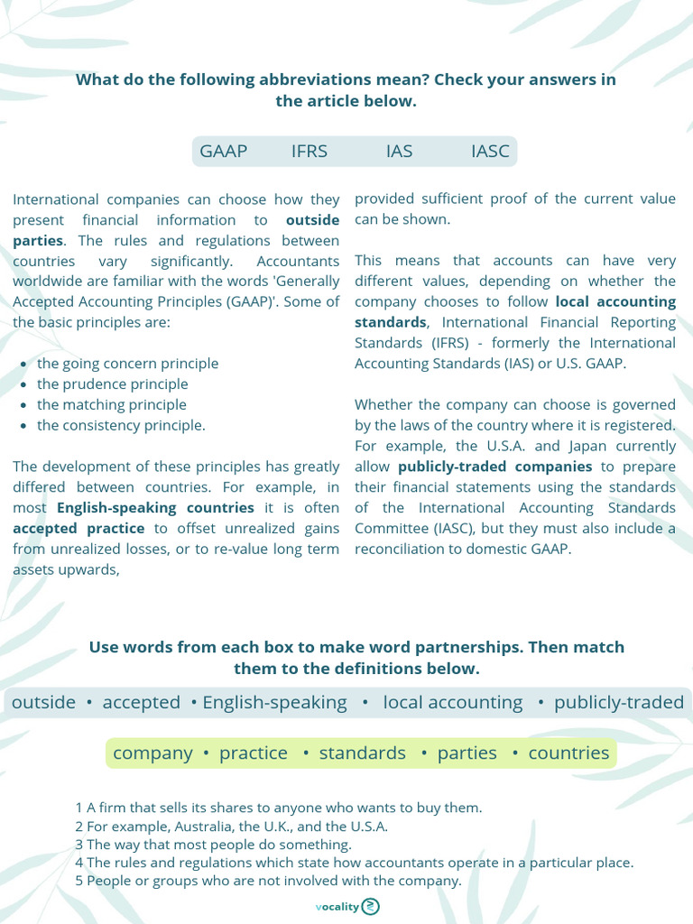 Accounting Standards | PDF | International Financial Reporting ...