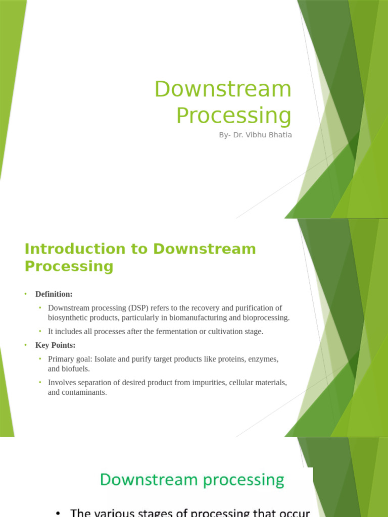 Downstream Processing | PDF