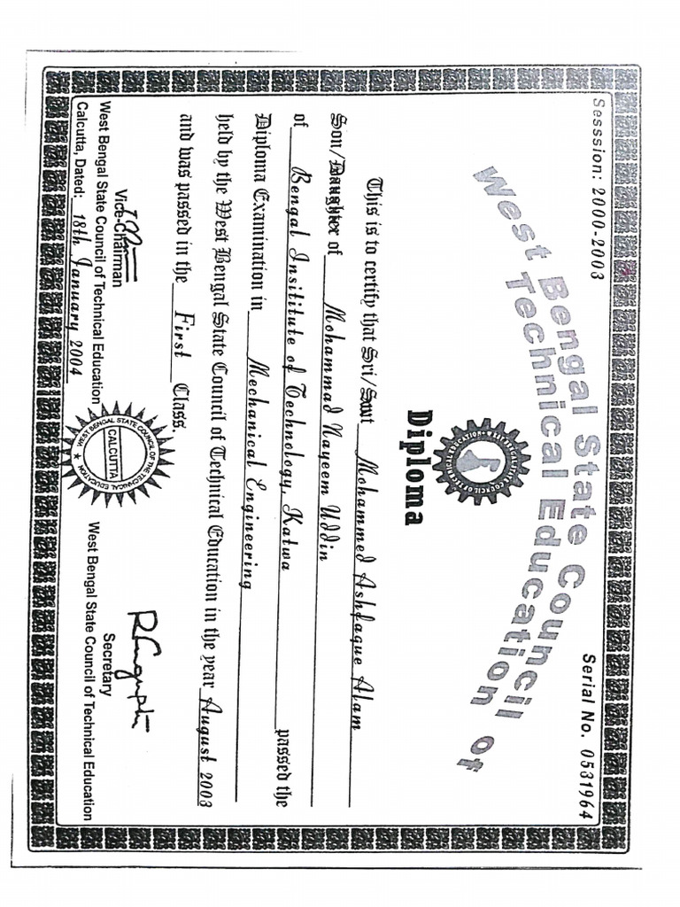 Mohammad Ashfaque Alam - cv-1 | PDF