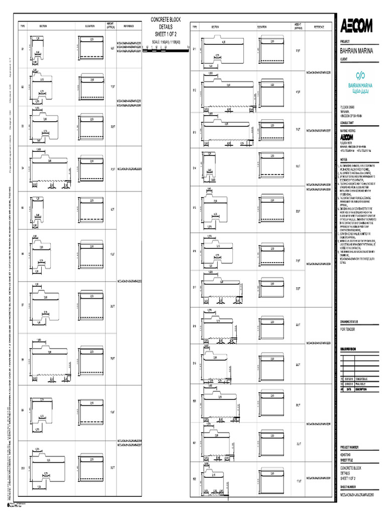 1 Quay Wall Block Details-1 | PDF | Autodesk | Computer File