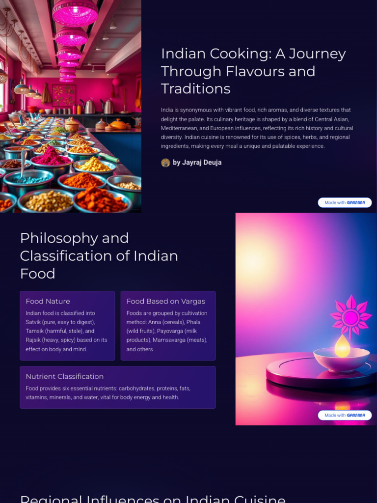 Indian Cooking A Journey Through Flavours and Traditions | PDF | Indian ...