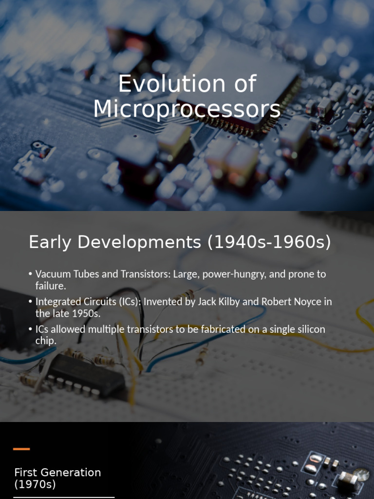 Evolution of Microprocessors 1 | PDF