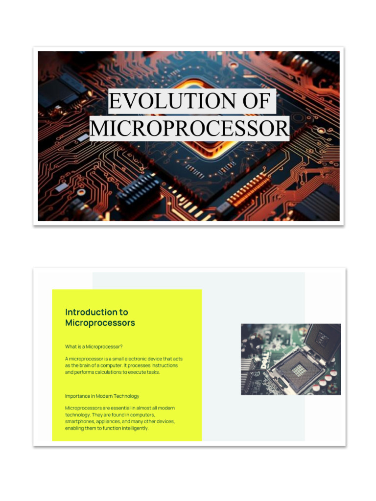 Evolution of Micro | PDF