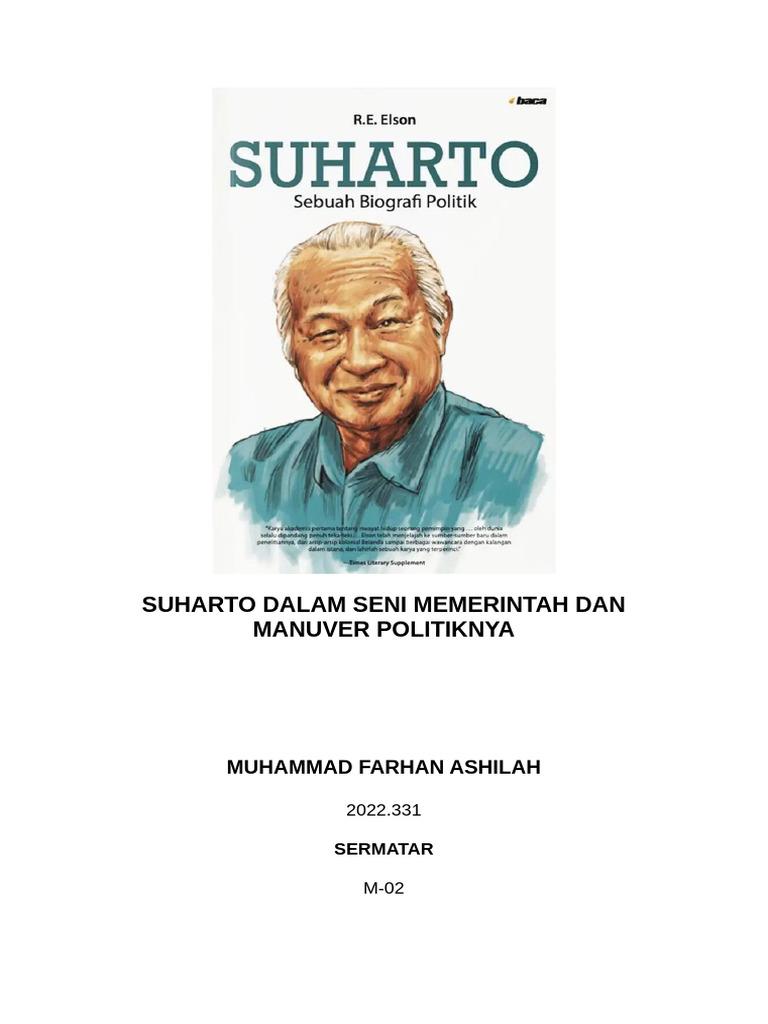 Soeharto Dalam Seni Memerintah Dan Manuver Politiknya | PDF