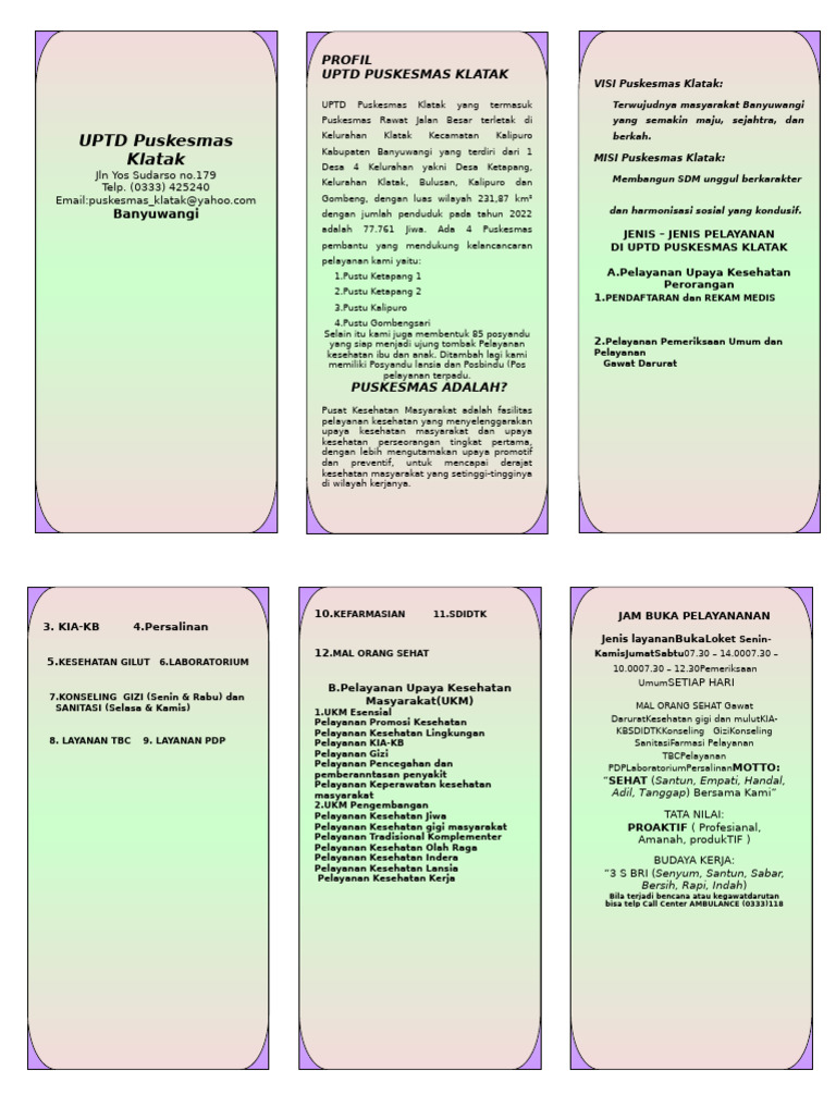 Leaflet PKM Klatak Fix | PDF