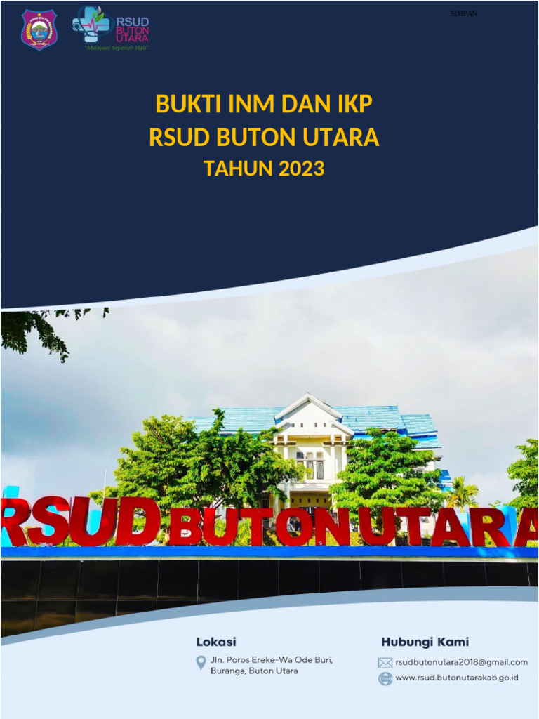 Laporan INM dan IKP RSUD Buton Utara 2023 | PDF