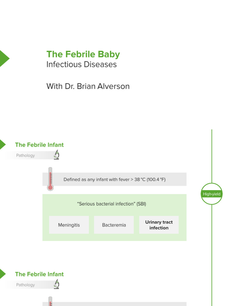 Slides Febrile Infant | PDF