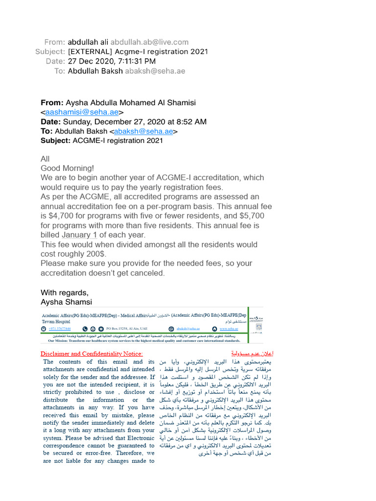 (EXTERNAL) Acgme-I Registration 2021 | PDF