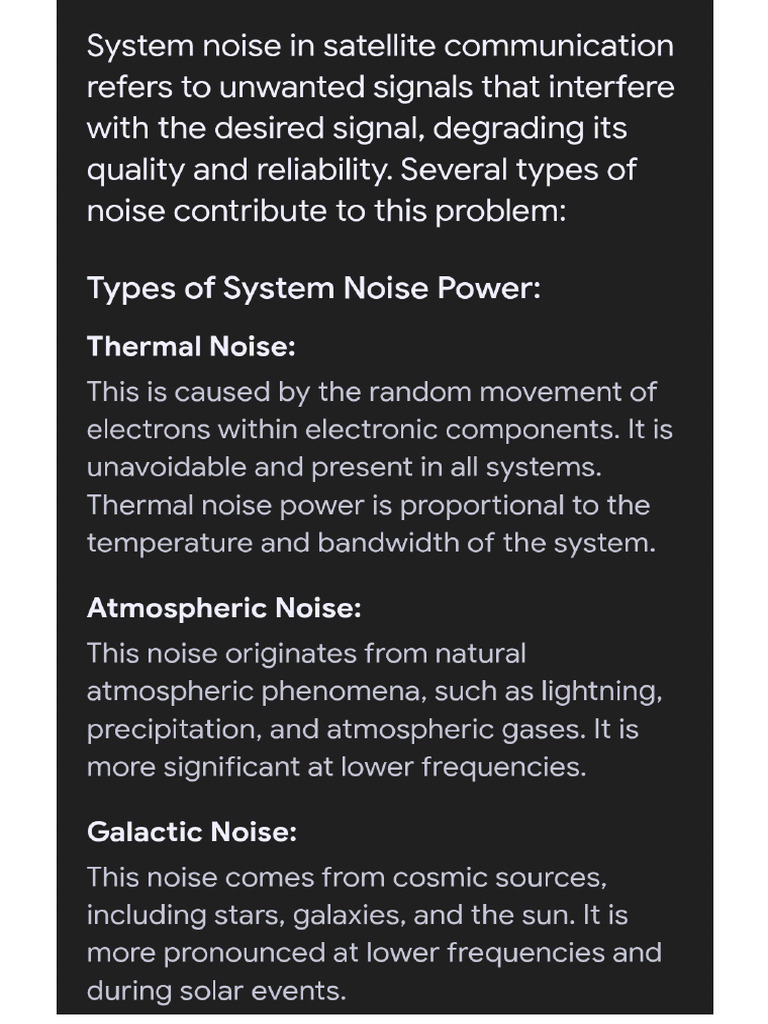 Types of Noise and Mitigation | PDF
