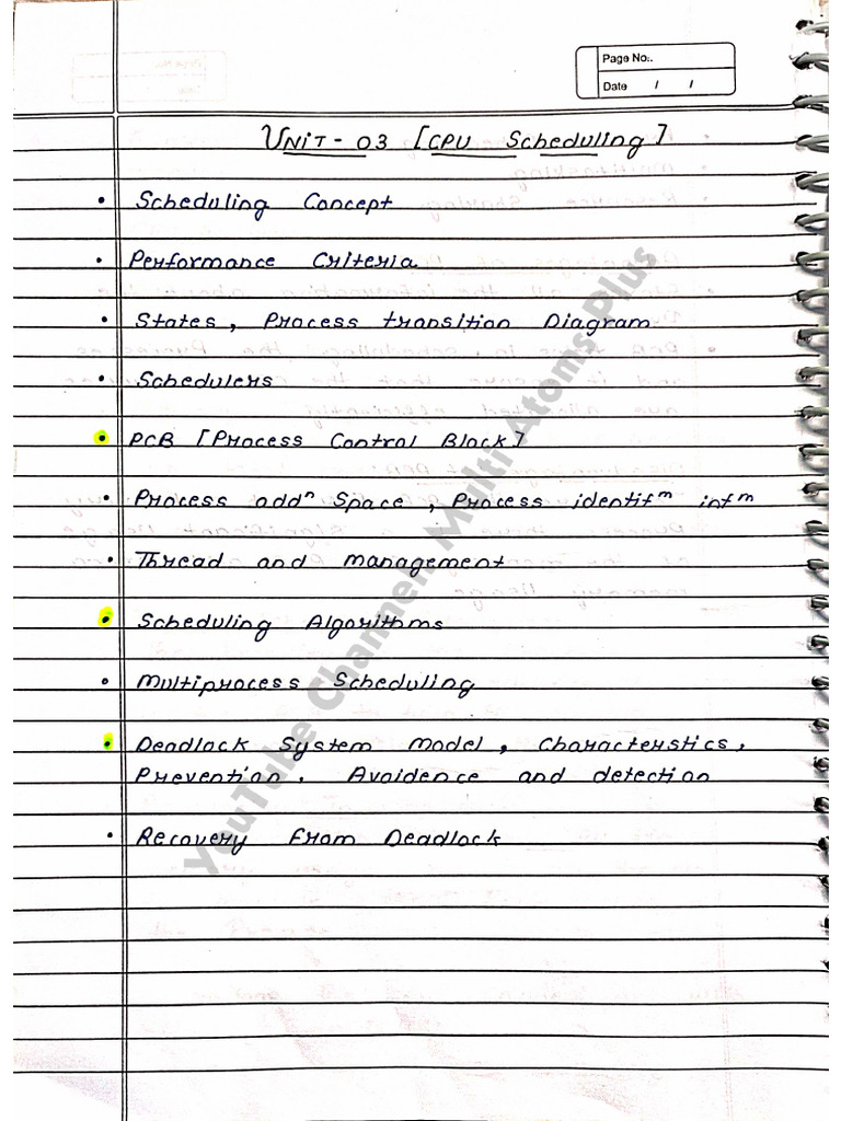 OS UNIT 3 All Notes - 250603 - 171921 | PDF