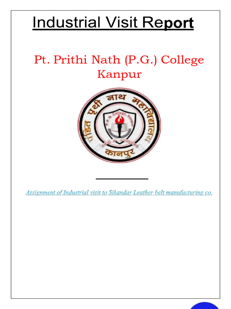 Alisha Industrial Visit Project Report 2 | PDF | Brand | Climate Change ...