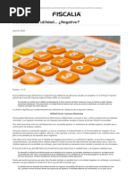 UFIN y Pérdidas Fiscales: Análisis | PDF | Impuesto sobre la renta