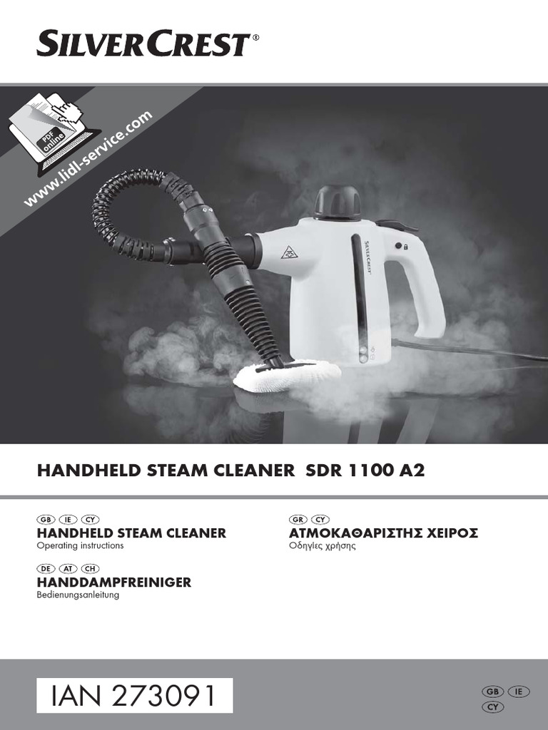 SilverCrest IAN 273091 Steam Cleaner | PDF | Mains Electricity | Ac ...
