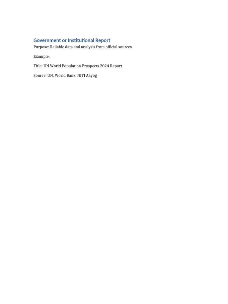 2 Government Report | PDF