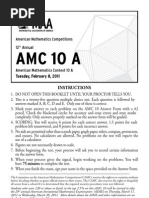 AMC 12A Solution | PDF