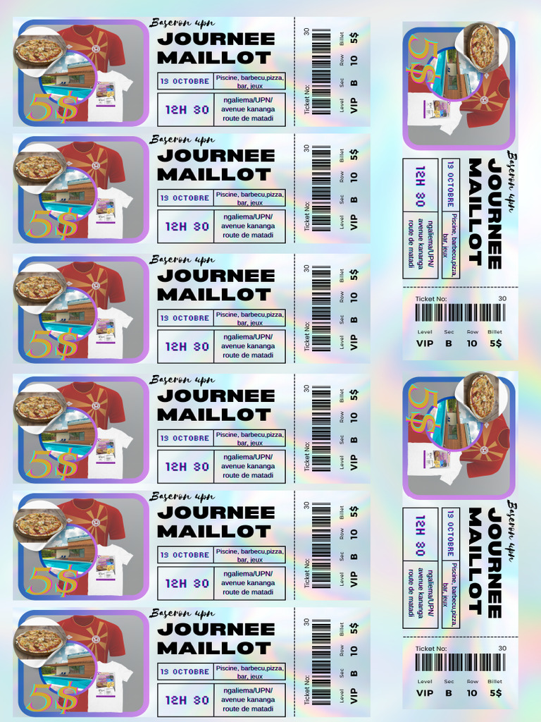 Billet Concert Ticket (Document (A4) ) PDF | PDF