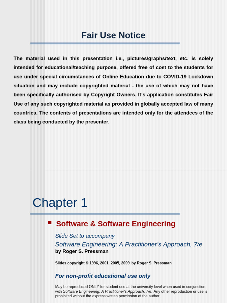 1 Chapter 1 and 2 - Software Engineering-1 | PDF | Computing | Software Development